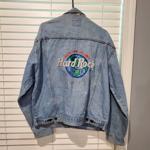 Hard Rock Cafe | Jackets & Coats | Vintage Hard Rock Cafe Save The ...